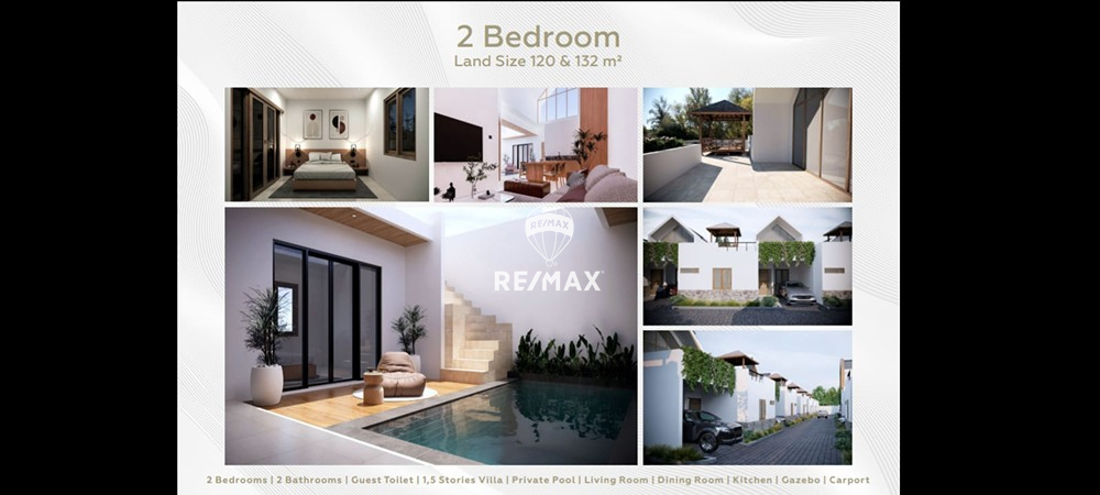 Dijual Brand New Villa Cluster Premium 2 Bedrooms Private Pool di Area ...